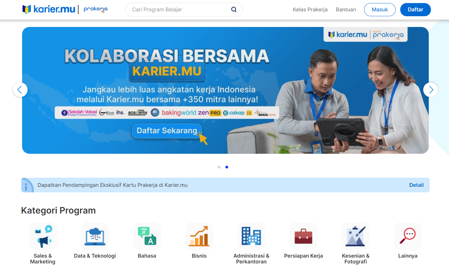 Cara Redeem Pelatihan - Panduan Karier.mu